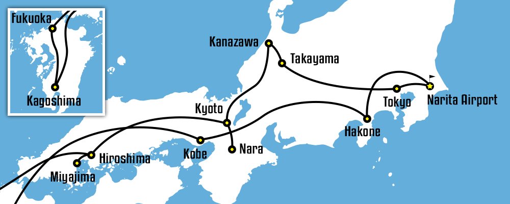 21 Day Pass - Explore Japan by Rail Itinerary - Japan Rail Pass